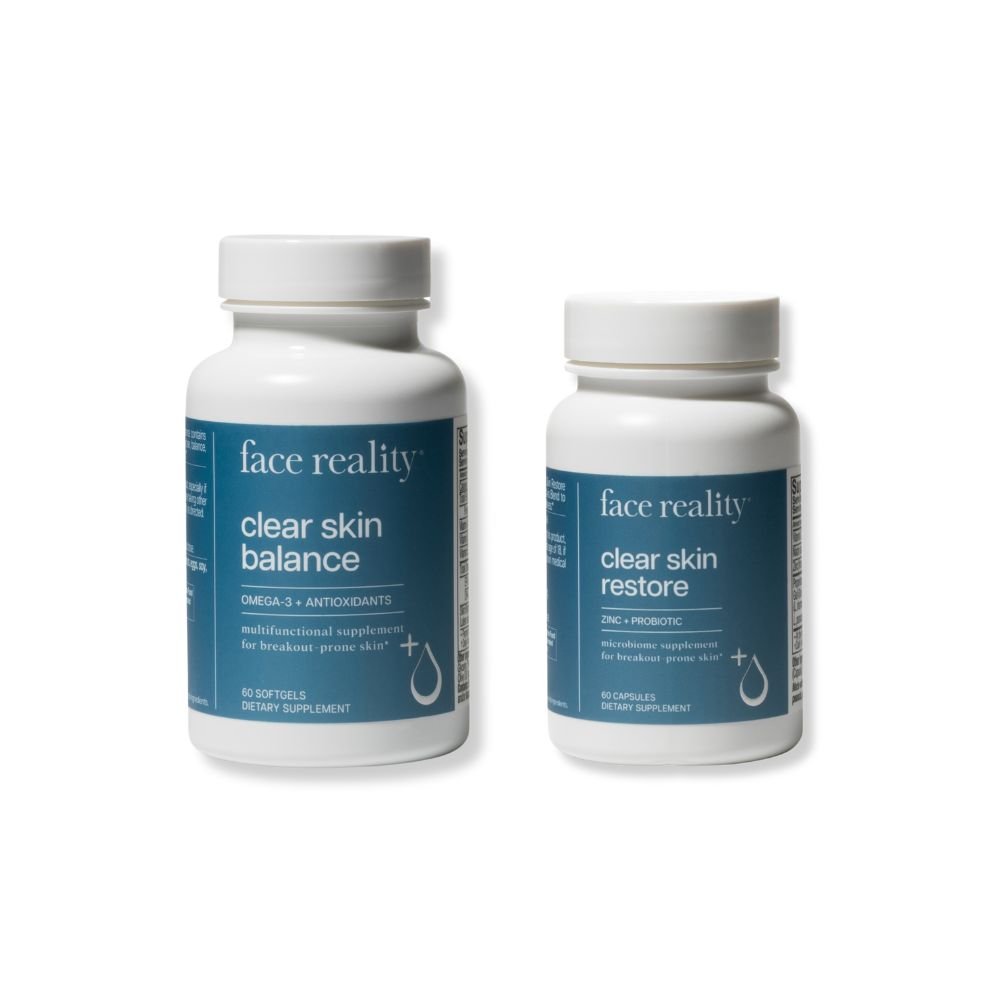 Face Reality Clear Skin Supplement Duo | Free U.S. Shipping on Orders $49+